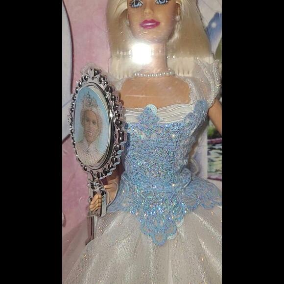 Mattel | Toys | Princess Bride Barbie Doll Mattel 2825 Blue White Gown ...